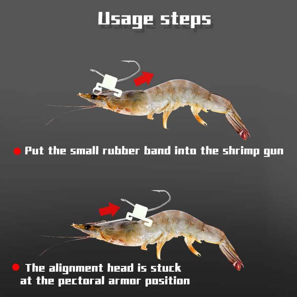 Live Shrimp Hook Bands (10 Pack) - Secure Bait Fishing | Bait Lure Depot