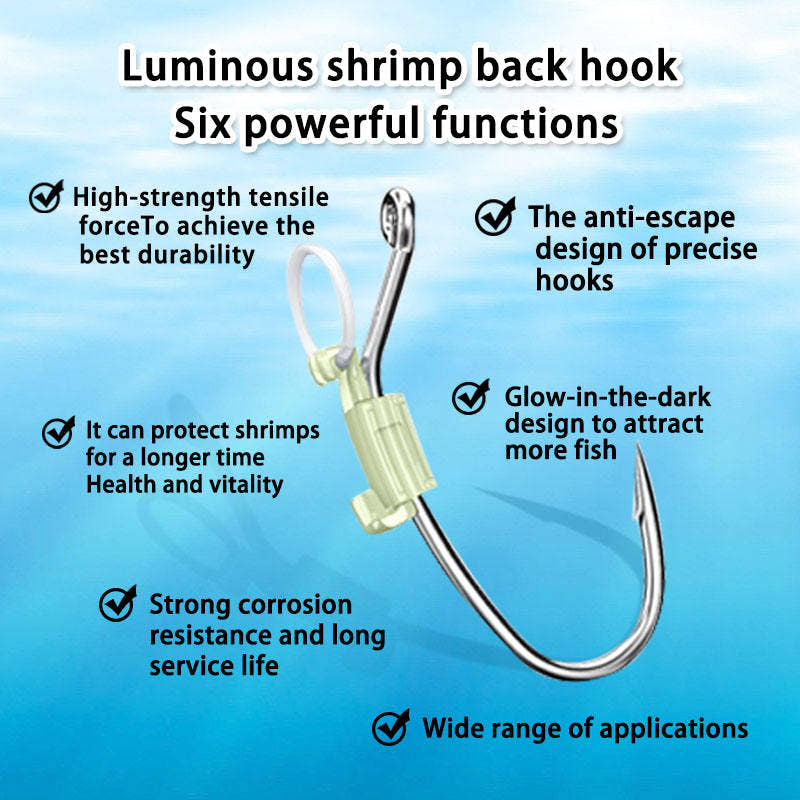 Live Shrimp Hook Bands (10 Pack) - Secure Bait Fishing | Bait Lure Depot
