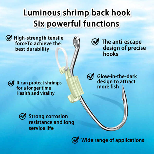 Live Shrimp Hook Bands (10 Pack) - Secure Bait Fishing | Bait Lure Depot